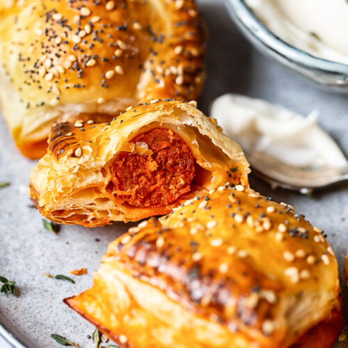 Chorizo Sausage Rolls (Perfect Party Snack) - Vikalinka