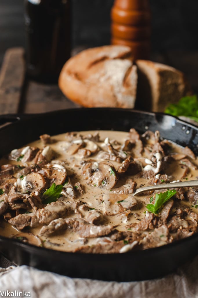 Traditional Russian Beef Stroganoff Recipe Paprika - McCoy Themarly
