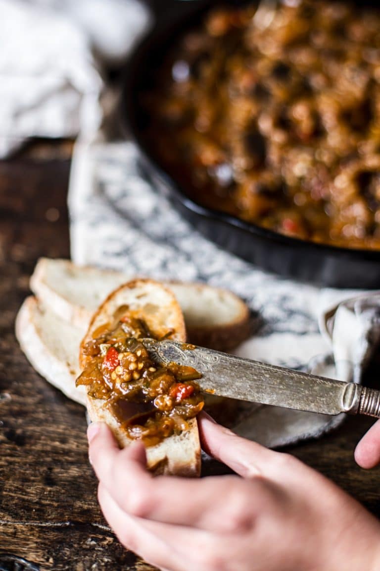 Russian Eggplant Caviar (Ikra) - Vikalinka