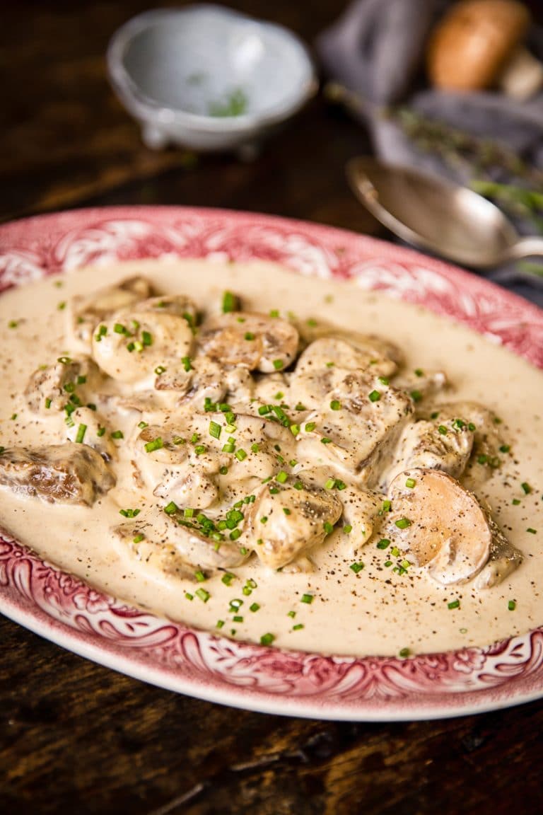 Beef in Truffled Cream Sauce - Vikalinka