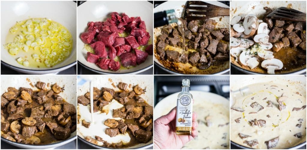 Beef in Truffled Cream Sauce - Vikalinka