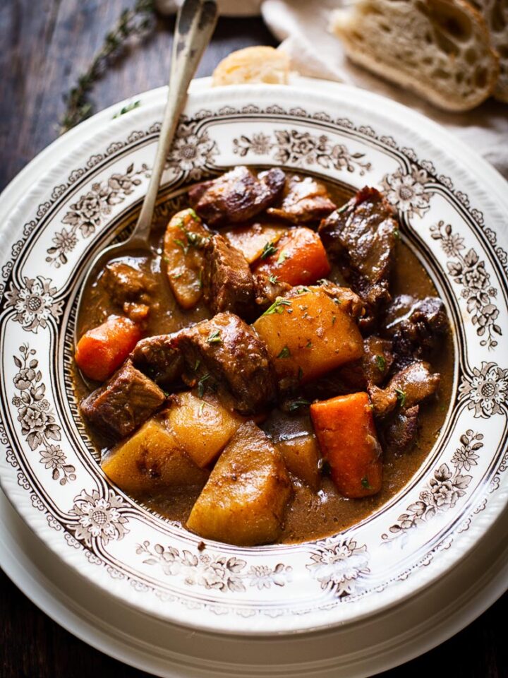 Russian Sweet and Sour Beef Stew Solyanka - Vikalinka