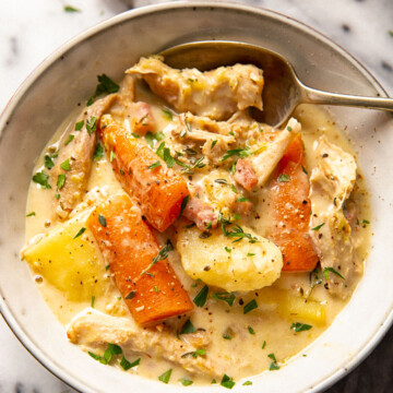 Hearty Turkey Stew (Use UP Your Leftover Turkey) - Vikalinka