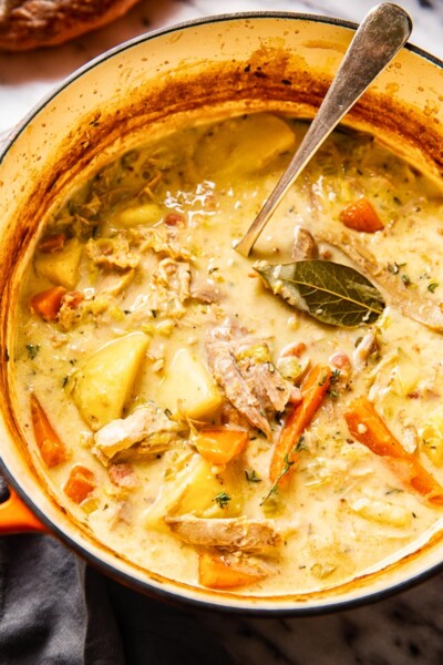 Hearty Turkey Stew (Use UP Your Leftover Turkey) - Vikalinka