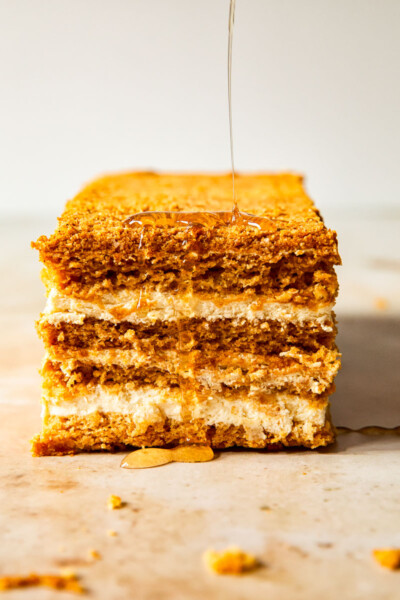 Russian Honey Cake Medovik (8 Layer Cake)