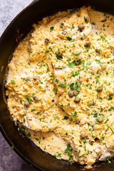 Perfect Baked Cod with Mustard Sauce - Vikalinka