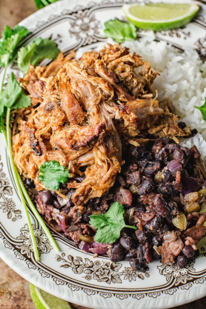 Slow Cooker Cuban Pork (Lechon Asado) - Vikalinka