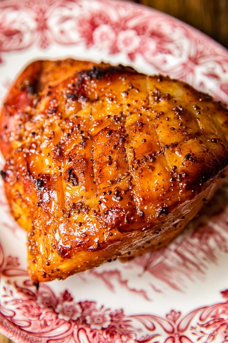 Slow Cooker Gammon (Honey Glazed Ham) - Vikalinka