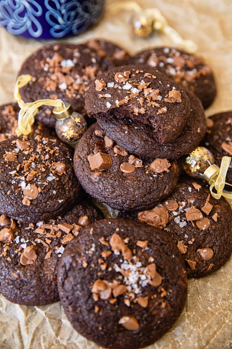 Double Chocolate Mint Cookies - Vikalinka