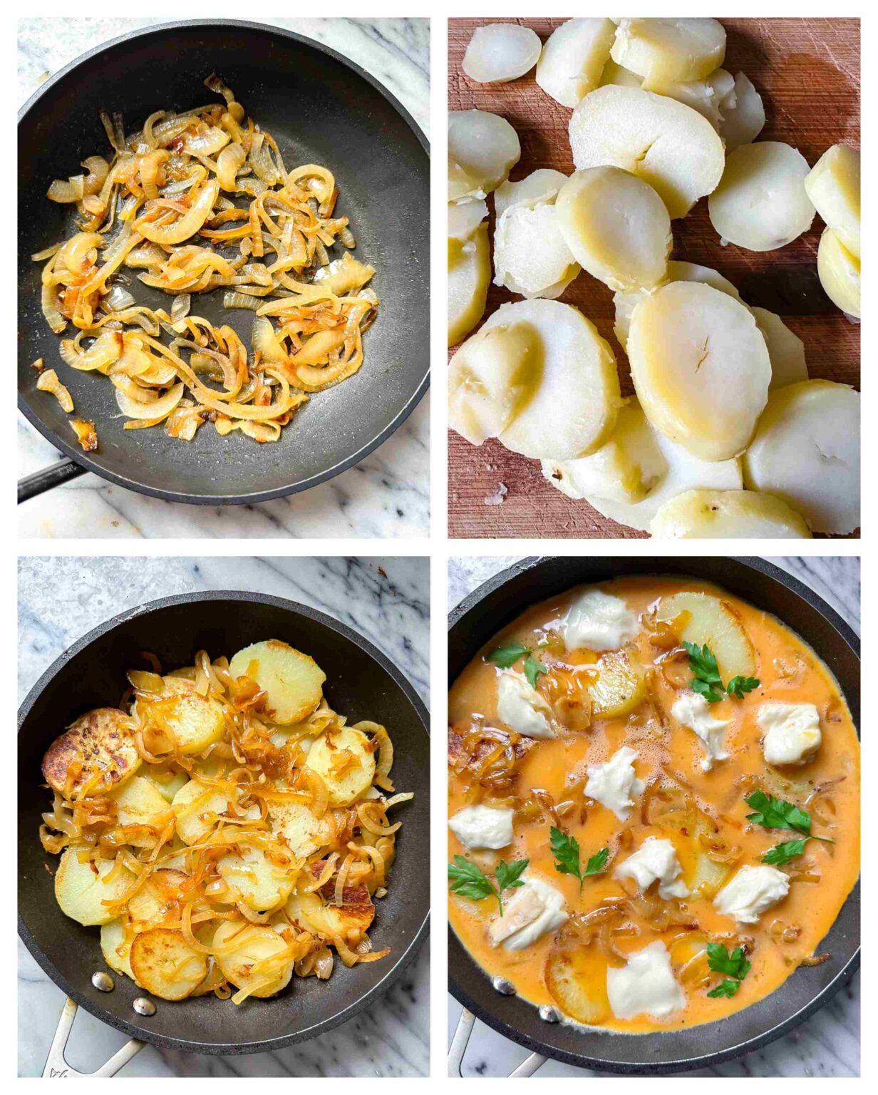 Potato Frittata with Taleggio Cheese - Vikalinka