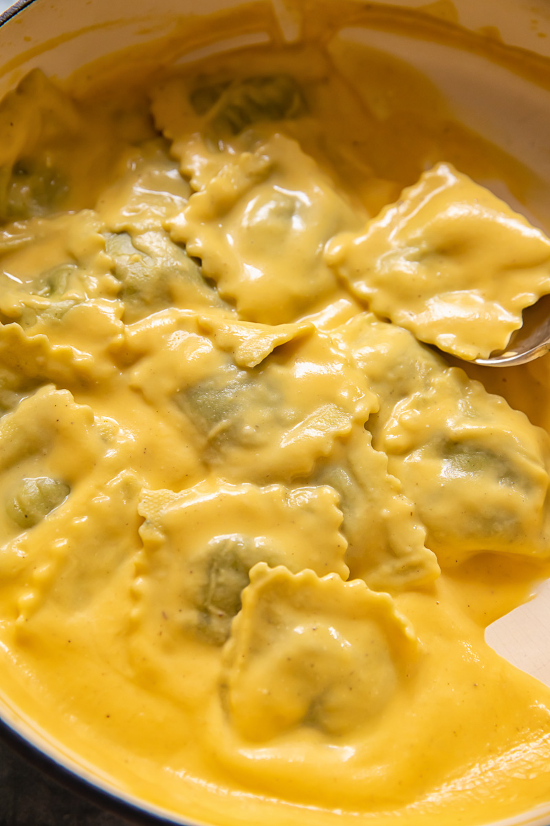 Butternut squash ravioli sauce store