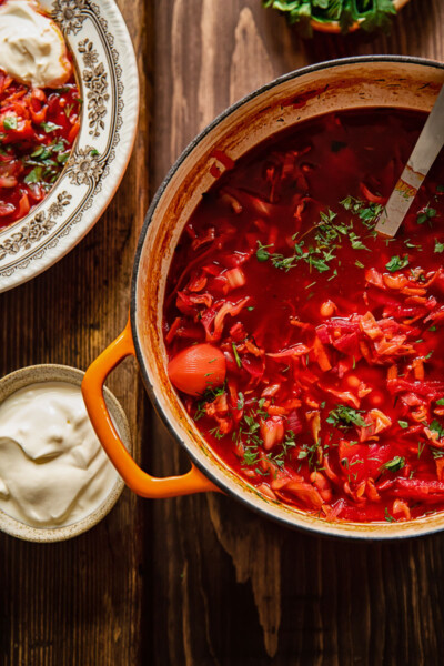 Vegetarian Borscht - Vikalinka