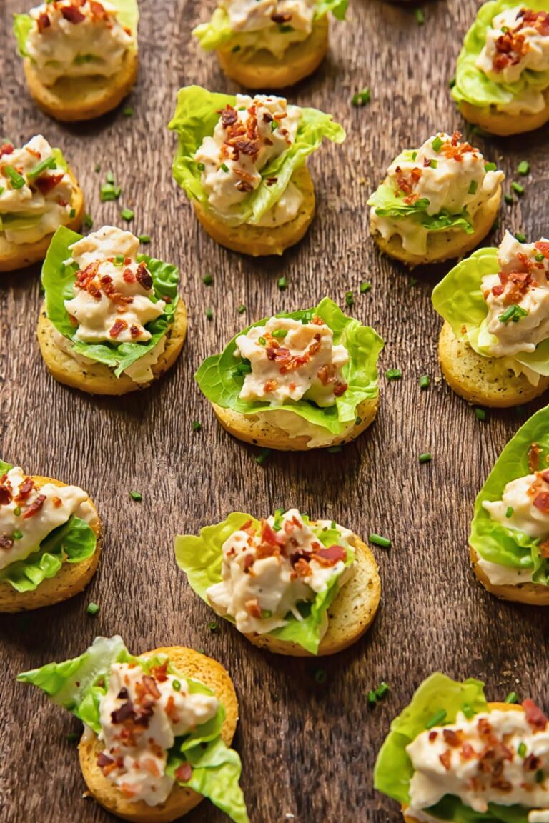 Chicken Caesar Crostini - Vikalinka