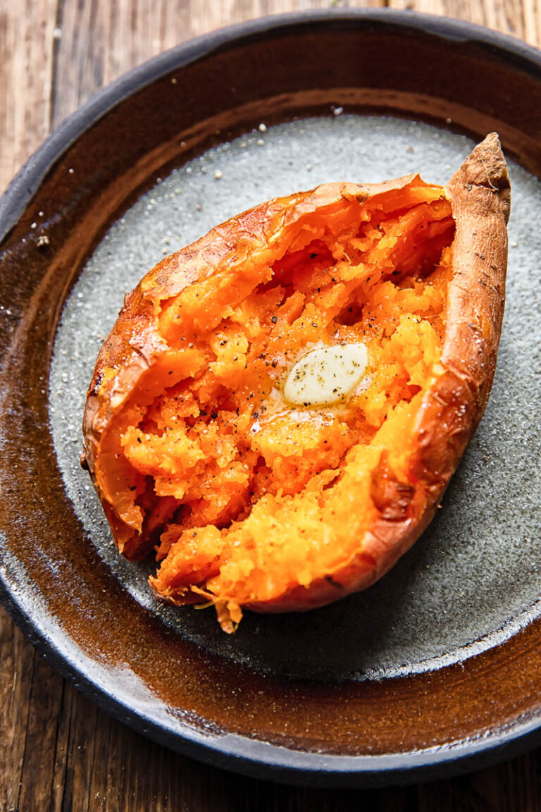 Air Fryer Baked Sweet Potato - Vikalinka