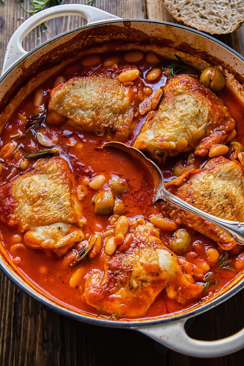 Italian Rosemary Chicken Stew - Vikalinka
