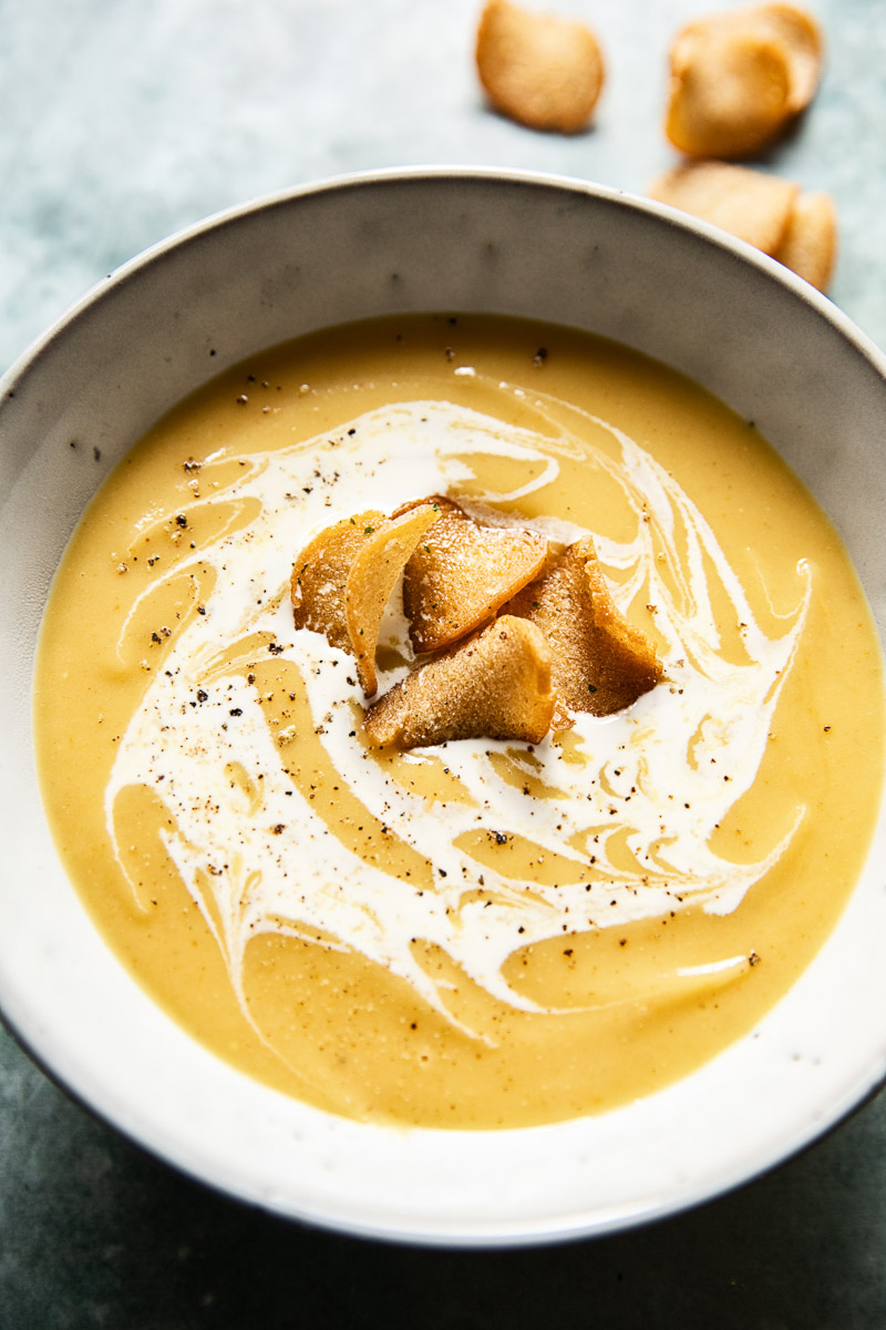 Curried Roasted Parsnip Soup - Vikalinka