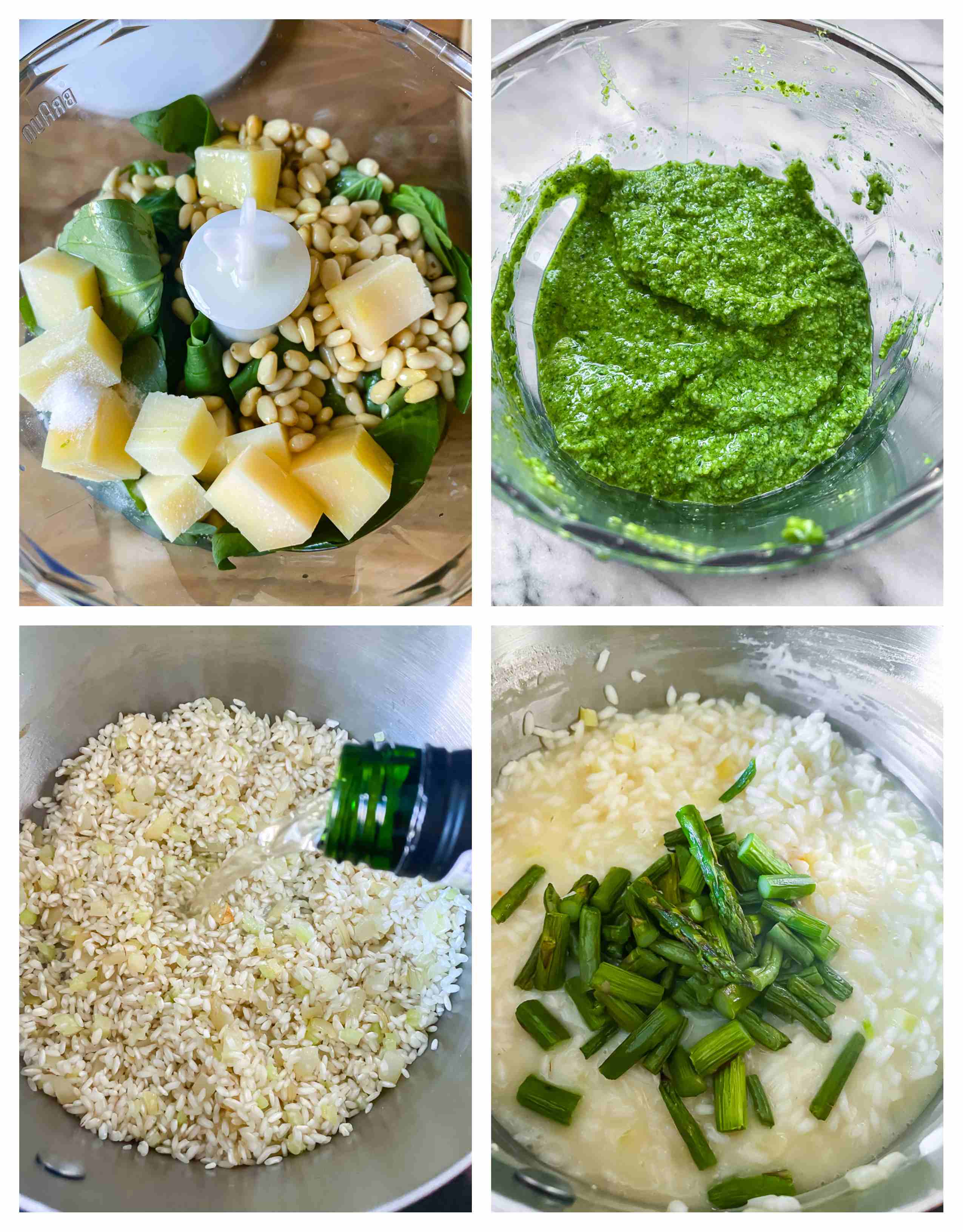 Roasted Vegetable Risotto with Basil Pesto - Vikalinka