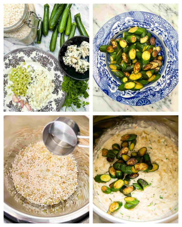 Instant Pot Risotto with Zucchini and Boursin - Vikalinka