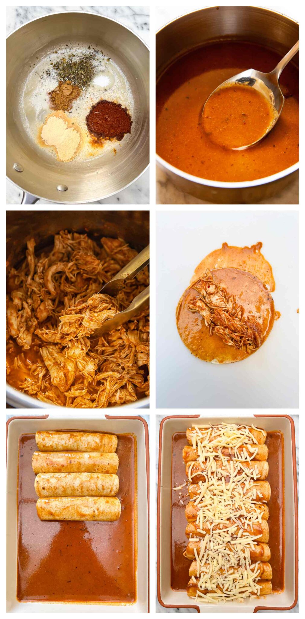 Chicken Enchiladas - Vikalinka