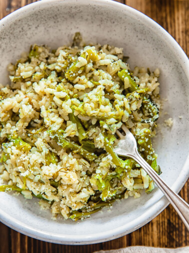 Instant Pot Risotto with Zucchini and Boursin - Vikalinka