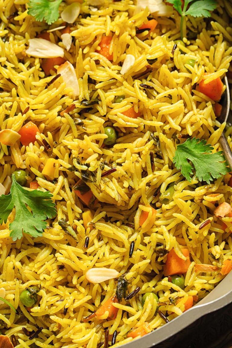 Basmati and Wild Rice Pilaf with Vegetables - Vikalinka